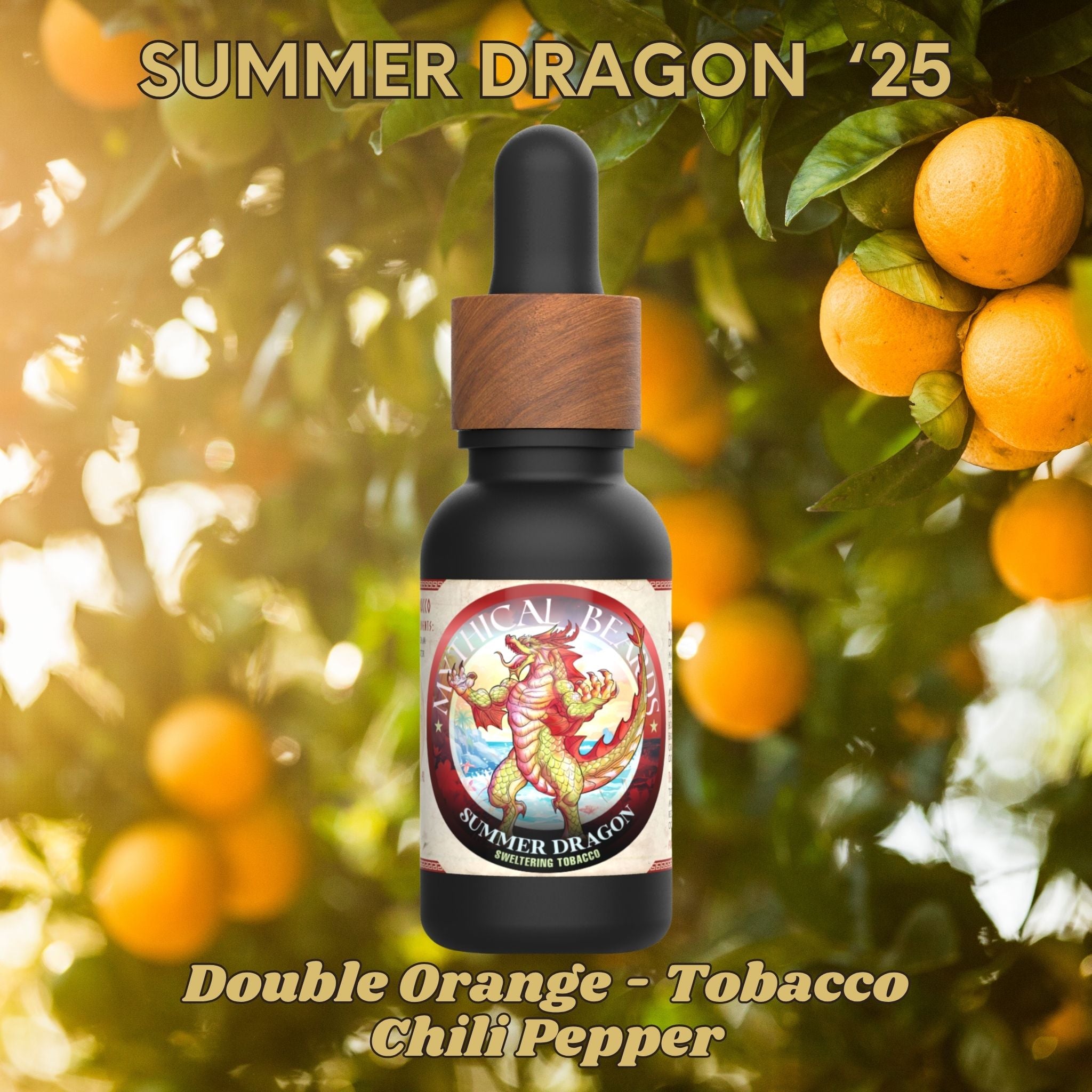 Summer Dragon - Double Orange, Chili Pepper and Tobacco – Mythical Beards