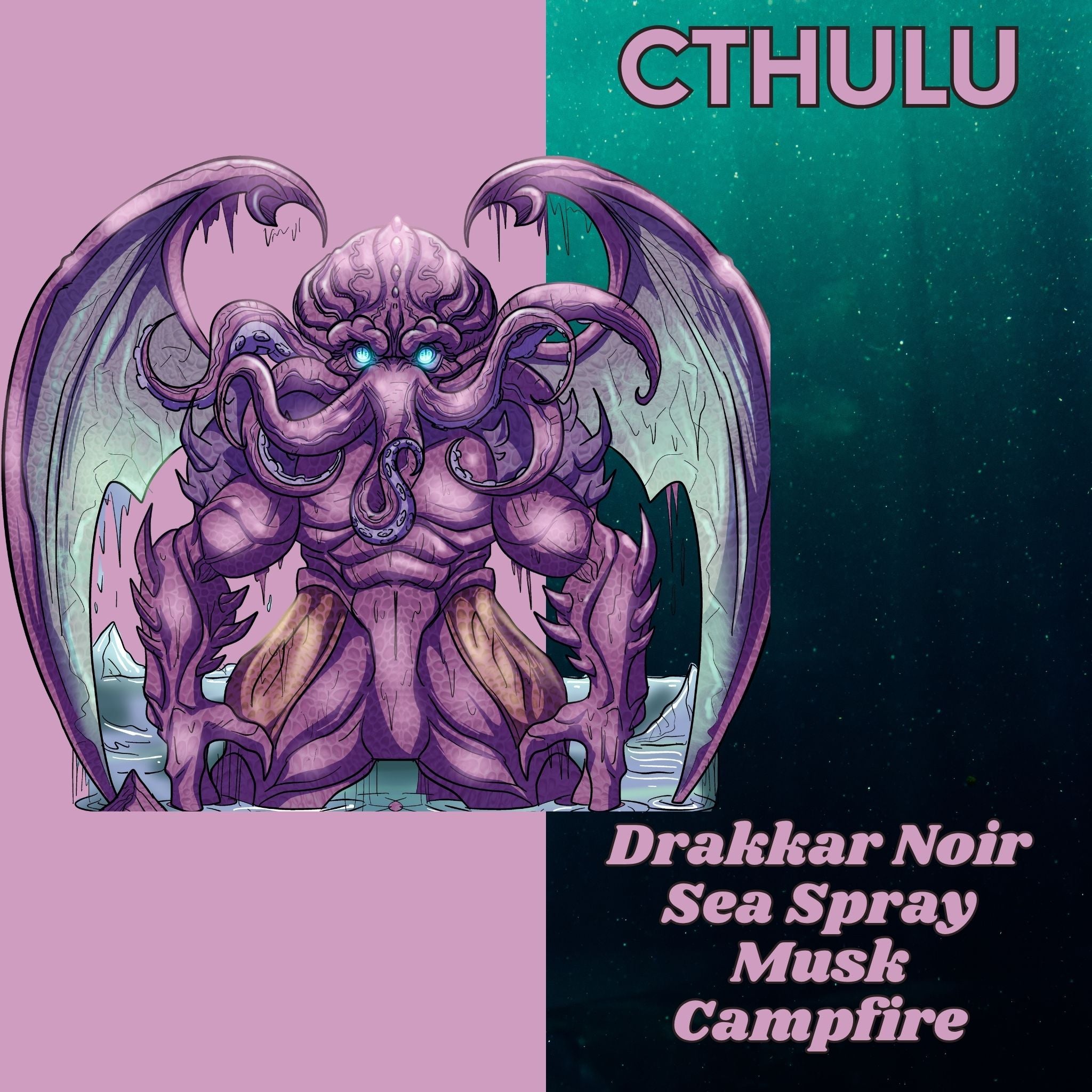 Cthulu - Drakkar Noir, Sea Spray, Musk and Campfire Scented Beard Care ...
